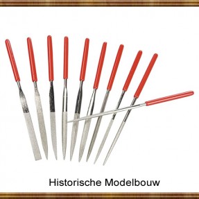 Diamant Vijlenset 10-delig 140 mm.